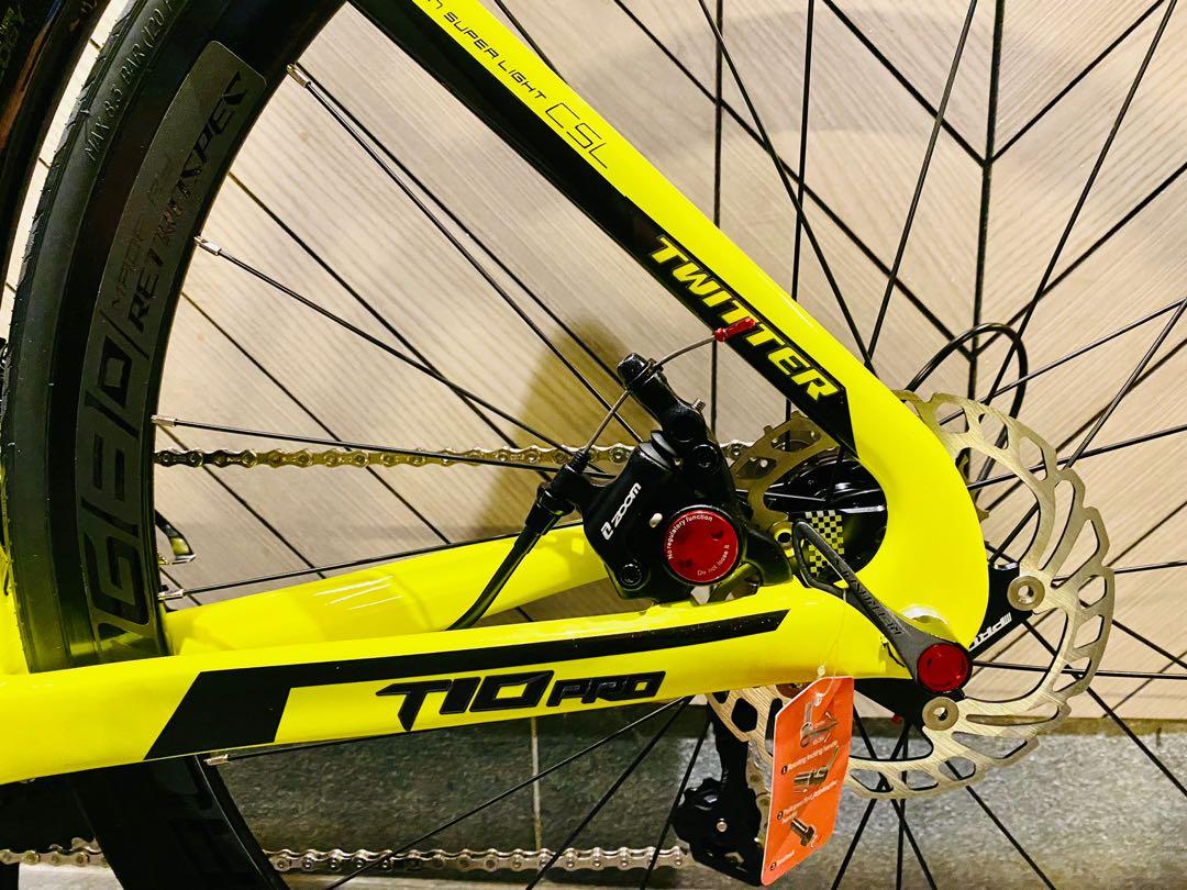 Twitter T10 Pro Carbon Road Bike Full Internal Cable Routing Shimano ...