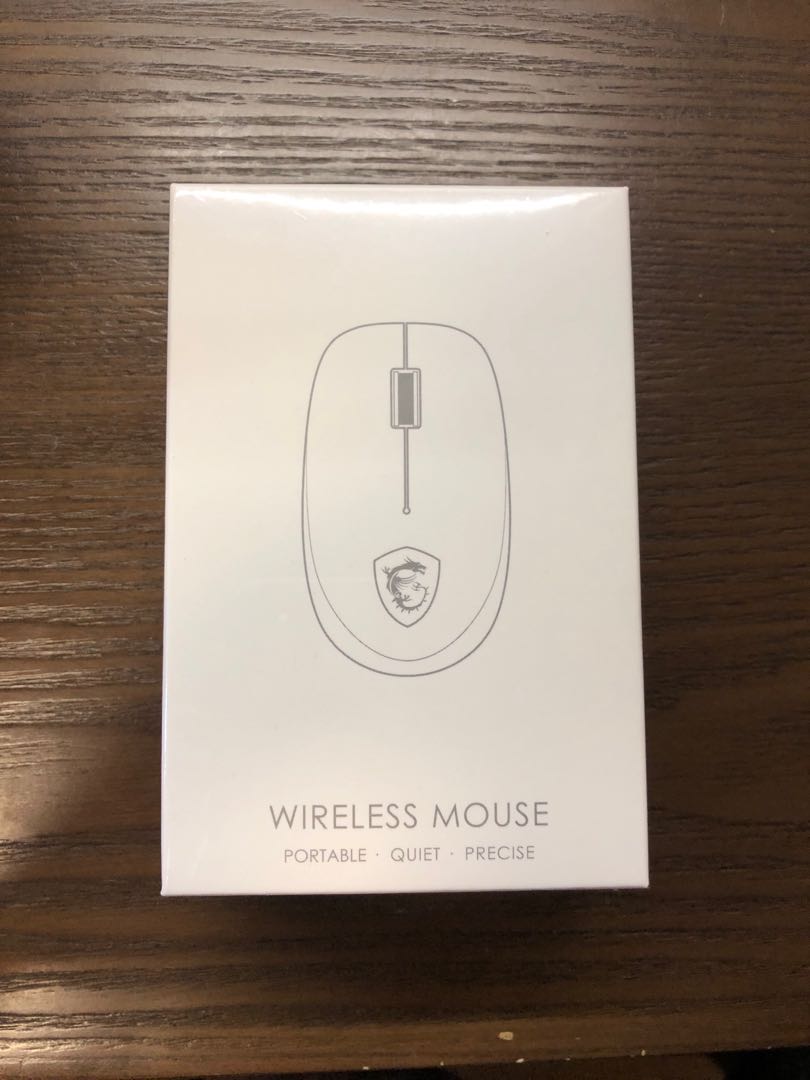 全新 ️ MSI M96 Wireless Mouse 無線藍牙滑鼠, 電腦＆科技, 電腦周邊及配件, 電腦滑鼠及相關產品 - Carousell