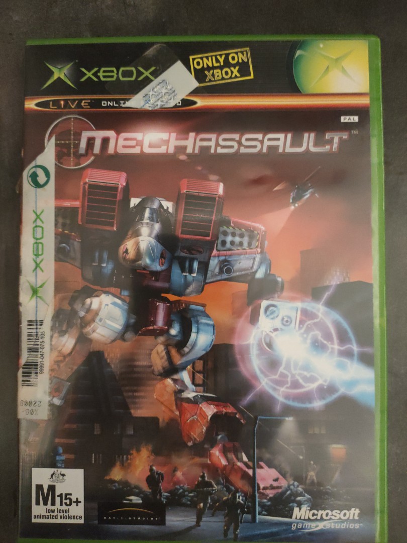 XBOX GAME - MECHASSAULT, Video Gaming, Video Game Consoles, Xbox on ...