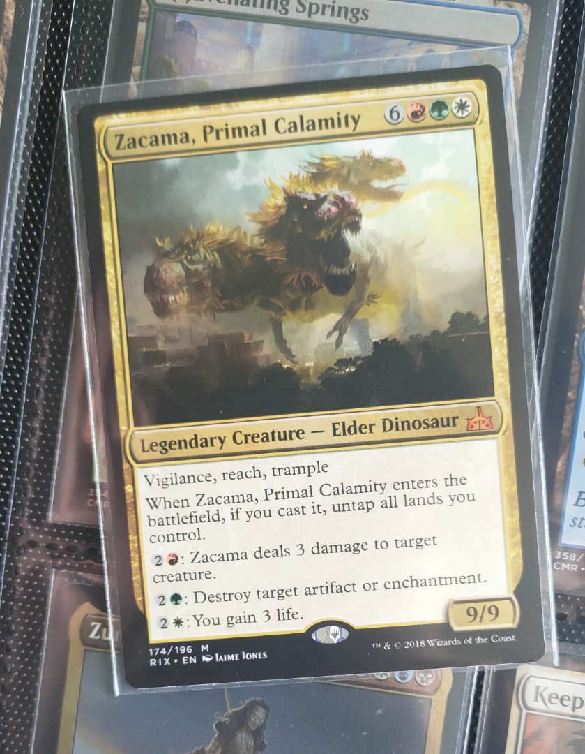 Magic the Gathering : Zacama, Primal Calamity, Hobbies & Toys, Toys ...