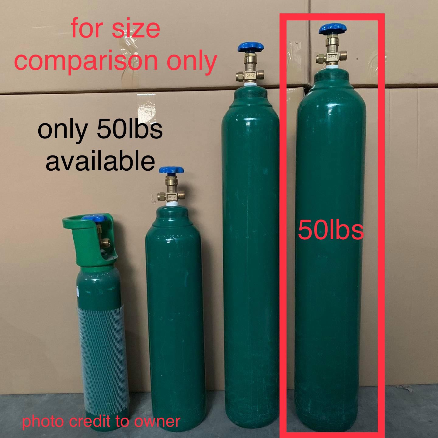 50Lbs Oxygen Tank with Regulator, Nasal Cannula, Oxygen Loaded, Health ...