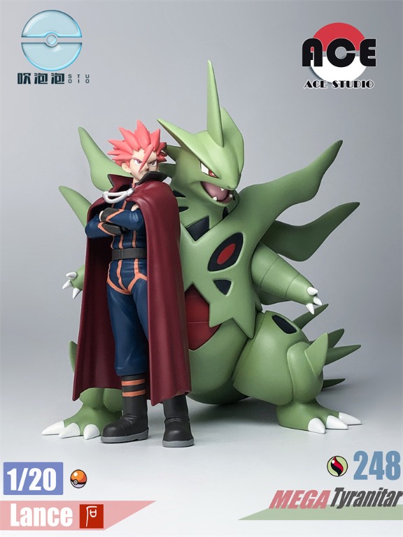 [PO] Ace Studio - Pokemon Lance and Mega Tyranitar, Hobbies & Toys ...