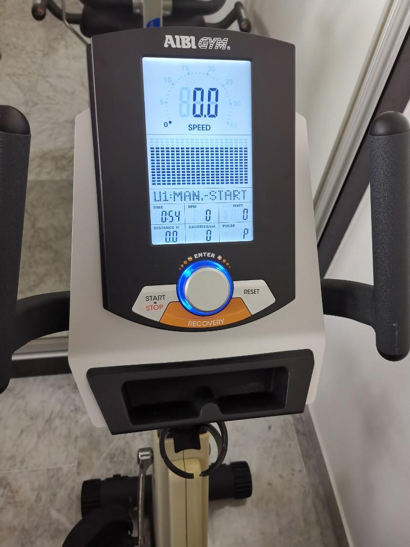 AIBI GYM ZB-RB300 MAGNETIC RECUMBENT BIKE, Sports Equipment, Exercise ...