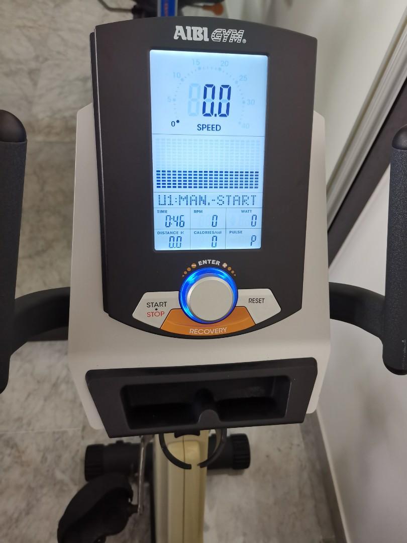 AIBI GYM ZB-RB300 MAGNETIC RECUMBENT BIKE, Sports Equipment, Exercise ...