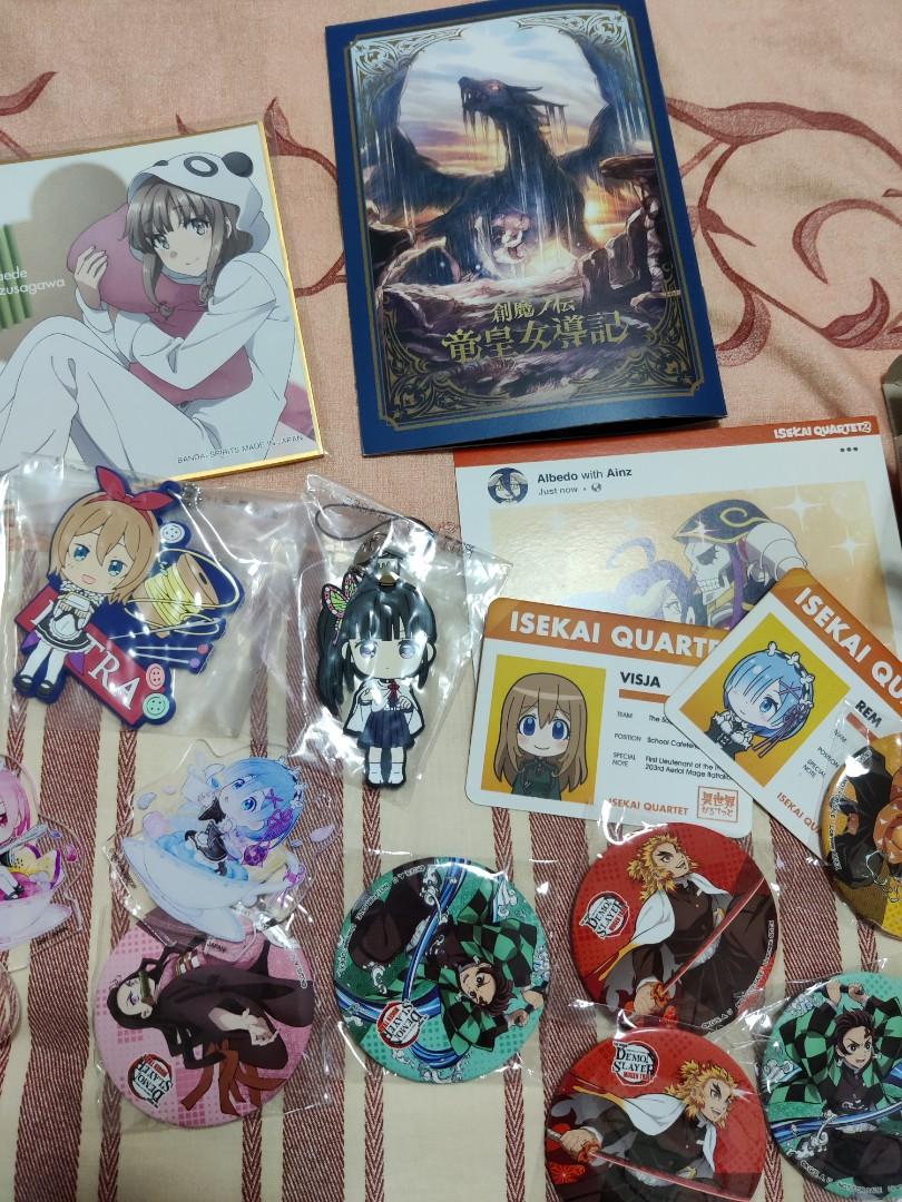 All for 15 - assorted anime merch (demon slayer, slime Isekai, re:zero ...