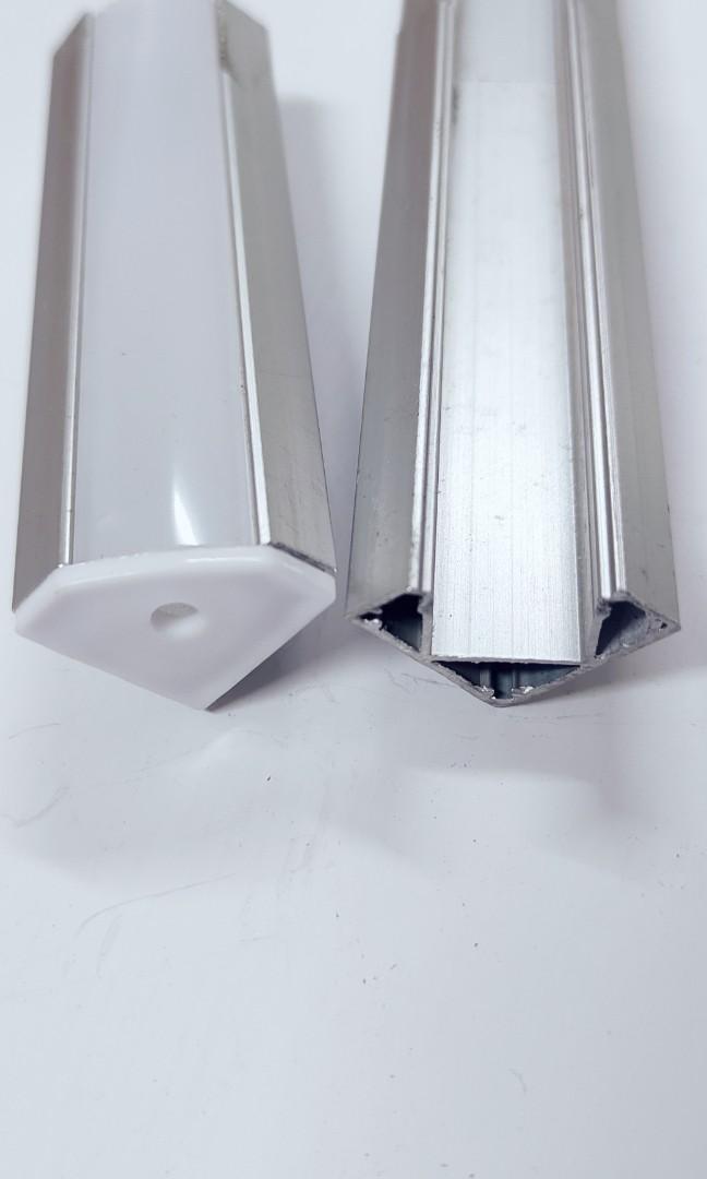 Aluminium Profile for LED strip 18mm x 18mm $5/m, Furniture & Home ...