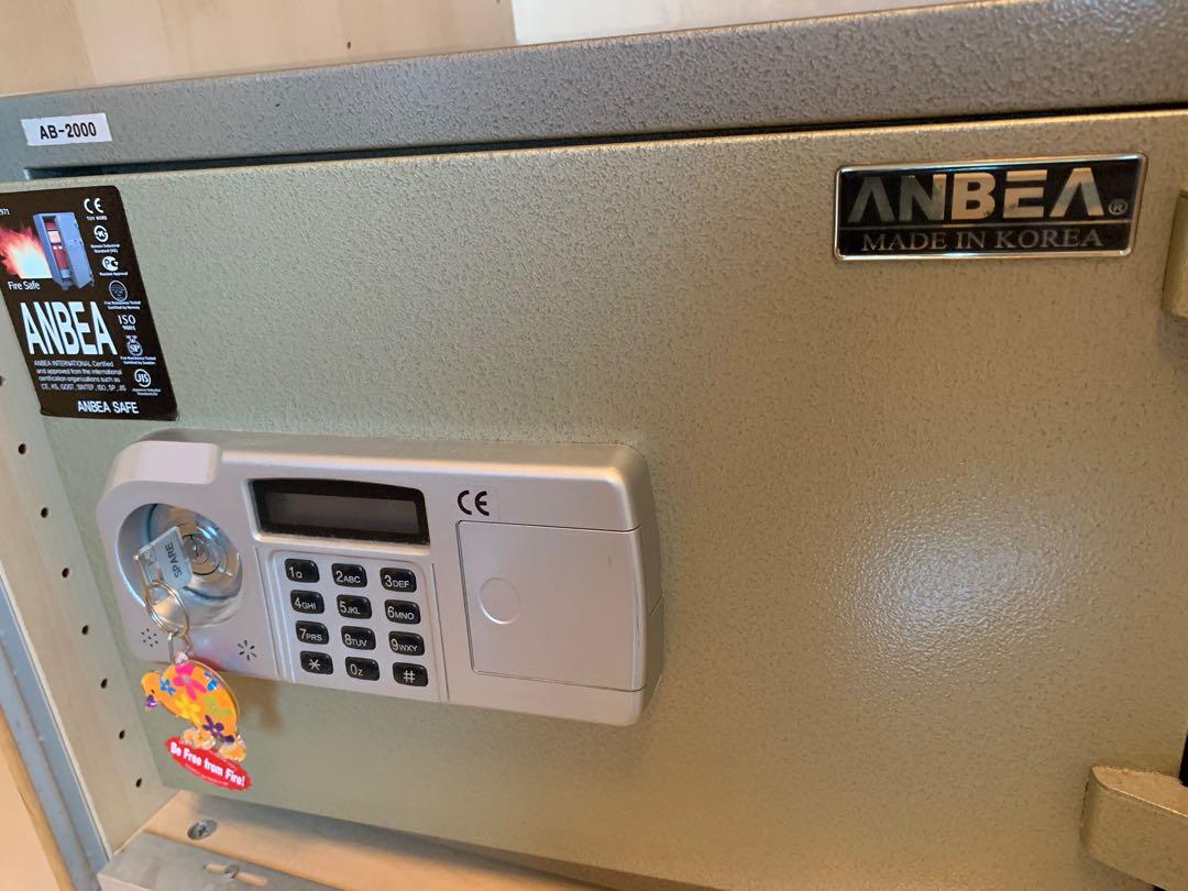 Anbea 夾萬 - AB系列防火保險箱, 傢俬＆家居, 保安及門鎖 , 夾萬 - Carousell