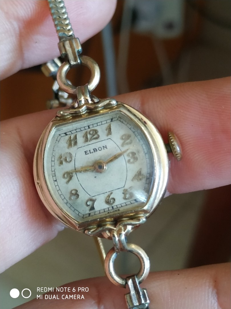 Antique Elbon gold filled case watch, Men's Fashion, Watches ...