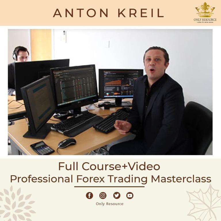 Anton Kreil - Professional FOREX Trading Masterclass (PFTM) Core Online Educational Video Series ...