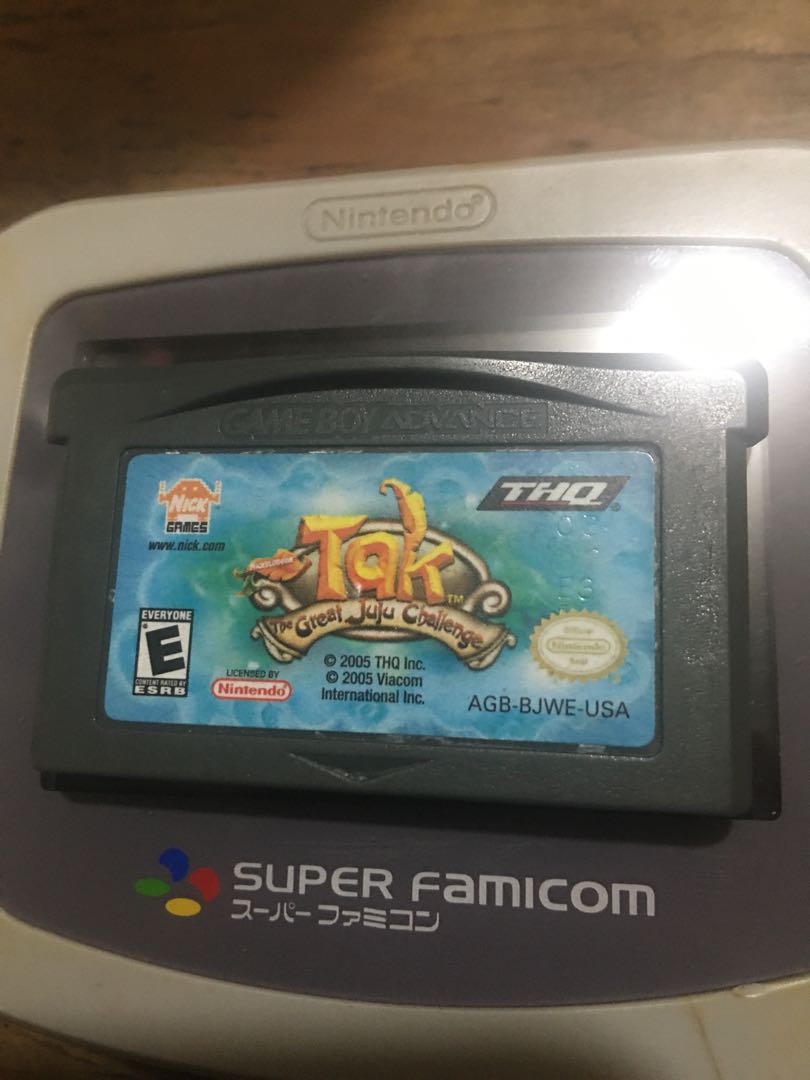 Authentic GBA game Tak The Great Juju Challenge US, Video Gaming, Video ...