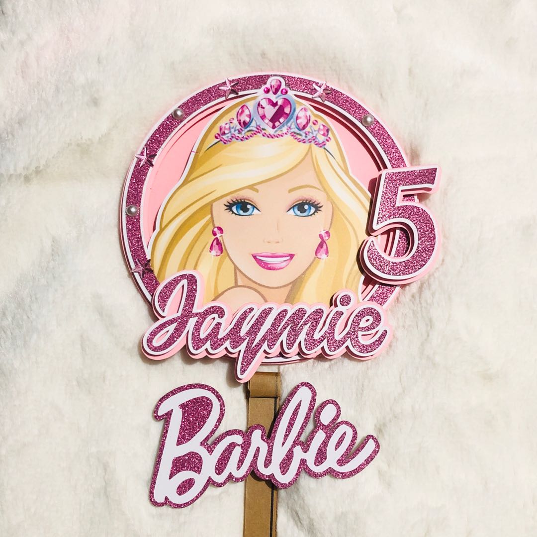 Barbie Caketopper, Hobbies & Toys, Stationary & Craft, Handmade Craft ...