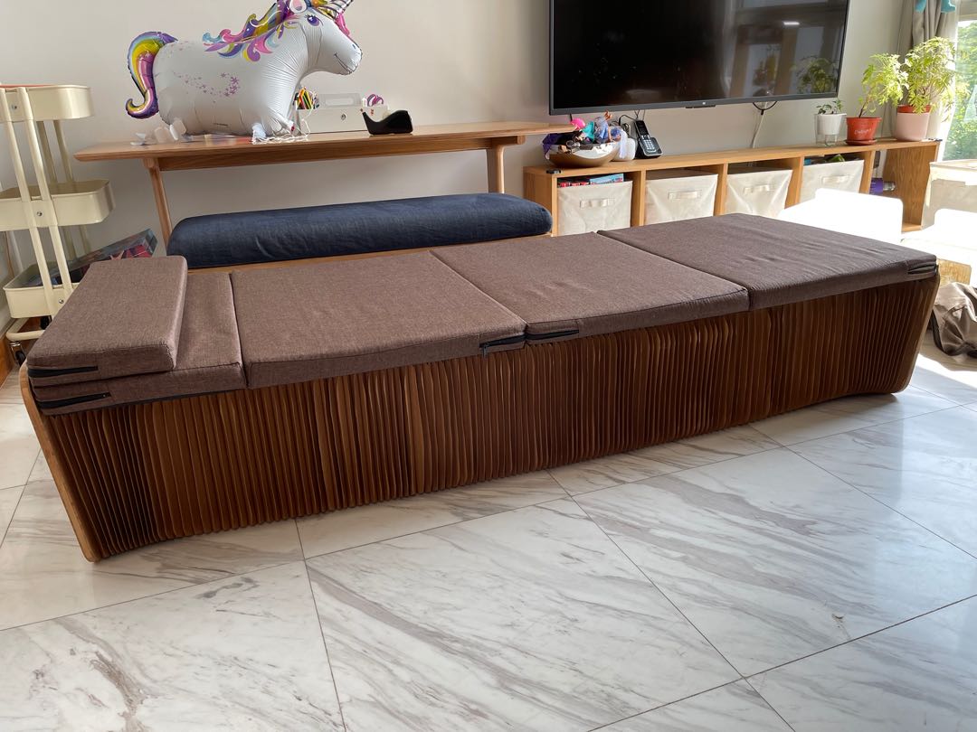 Bed Foldable Thick Kraft Paper Bed Sofa Bed Bench - Foldable and Space ...