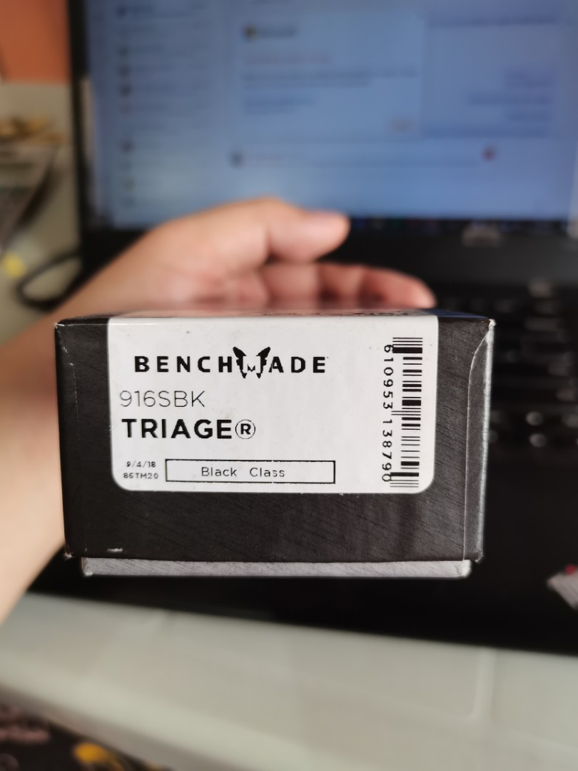 Benchmade Triage 916, Hobbies & Toys, Memorabilia & Collectibles, Fan ...
