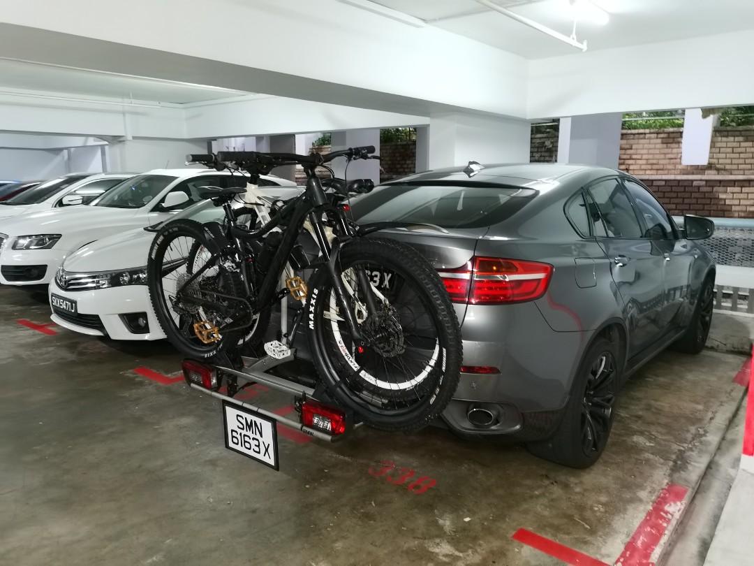 BMW X5/X6 bike bicycle rack (for 2), Sports Equipment, Bicycles & Parts ...