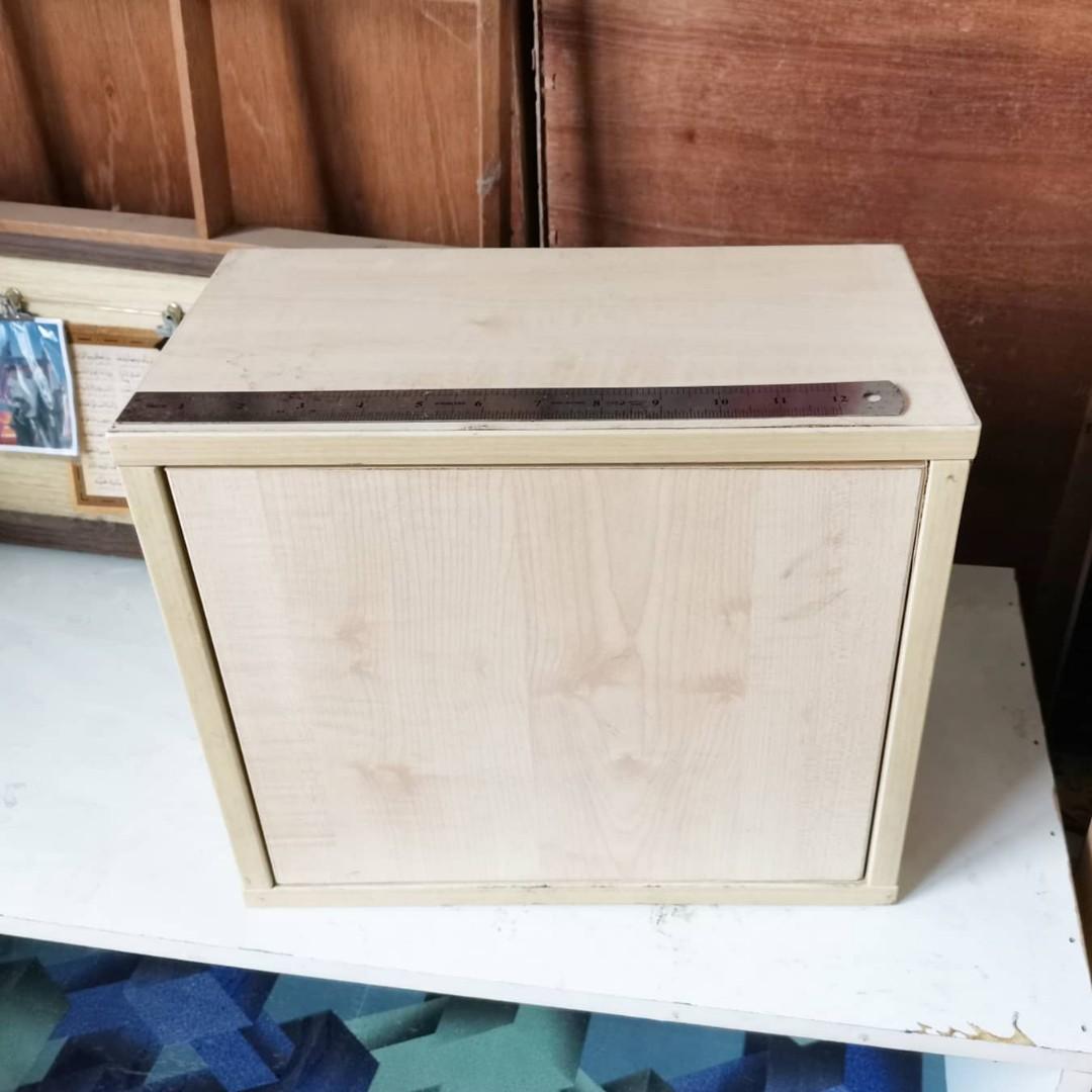 Box Kayu / Kabinet / Display Cabinet, Furniture & Home Living ...
