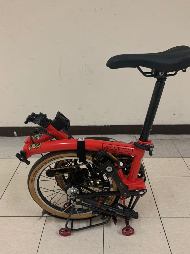 Brompton M6L rocket red black edition, Sports Equipment, Bicycles ...