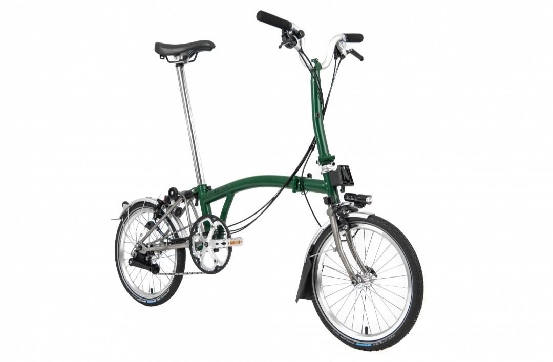 Brompton Superlight M6L-X Racing Green, Sports Equipment, Bicycles ...