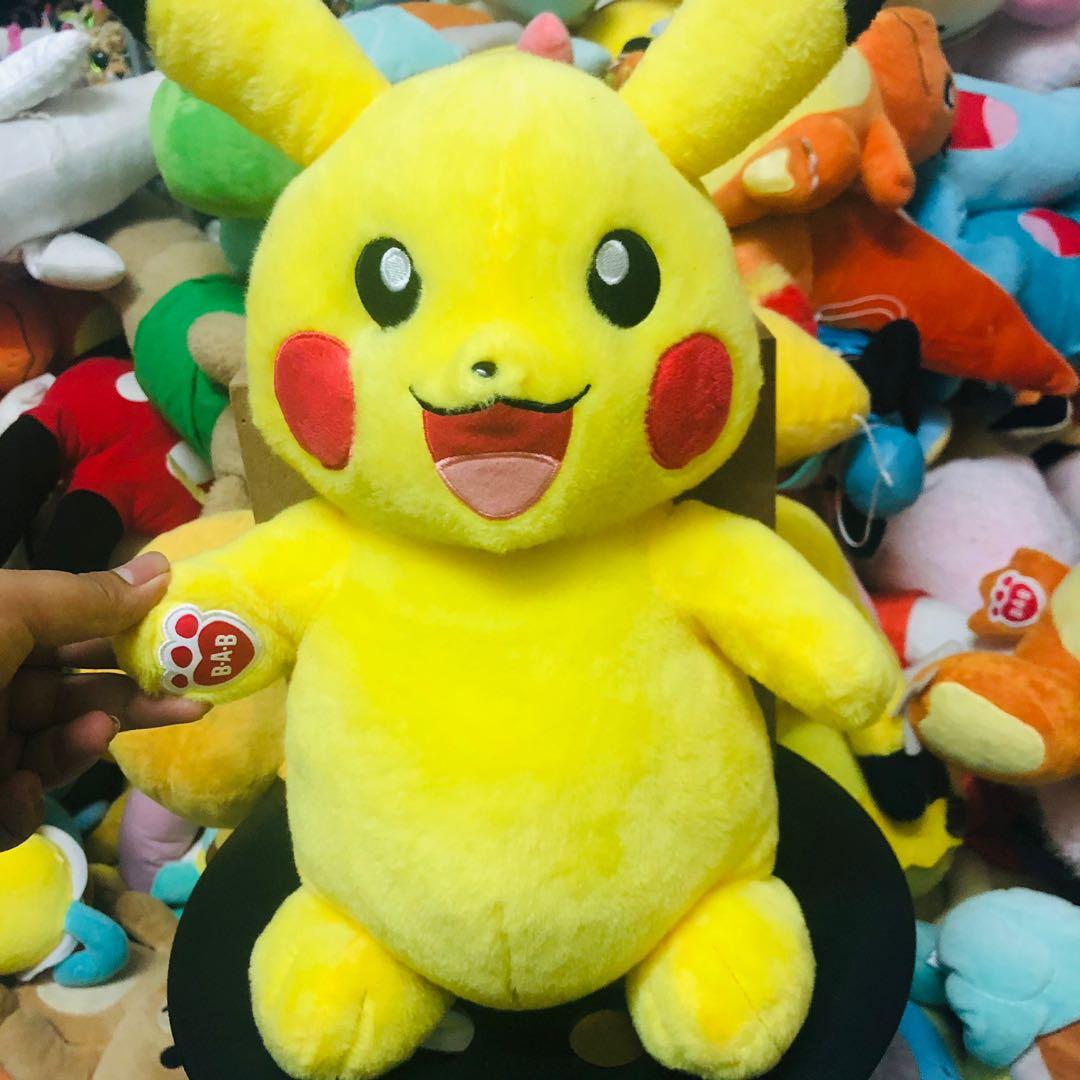 Build a bear Pikachu pokemon plush, Hobbies & Toys, Collectibles & Memorabilia, Fan Merchandise ...