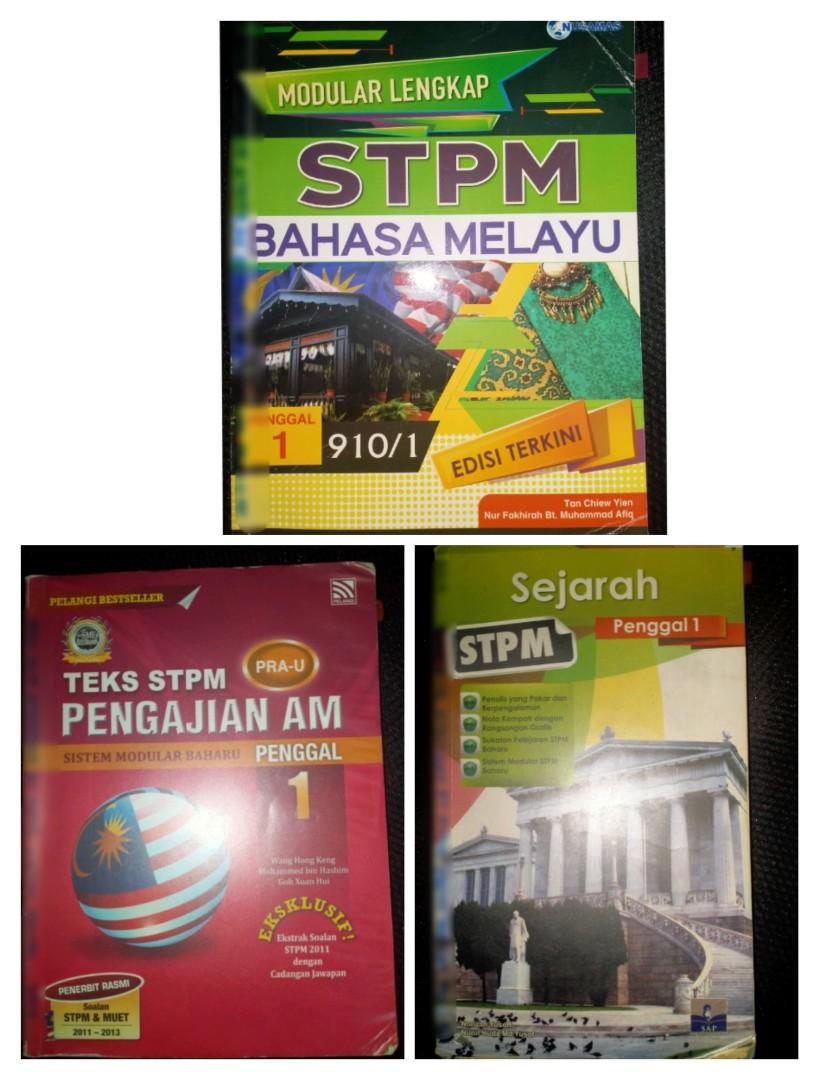 BUKU STPM PENGGAL 1 (BAHASA MELAYU/PENGAJIAN AM/SEJARAH), Hobbies & Toys, Books & Magazines ...