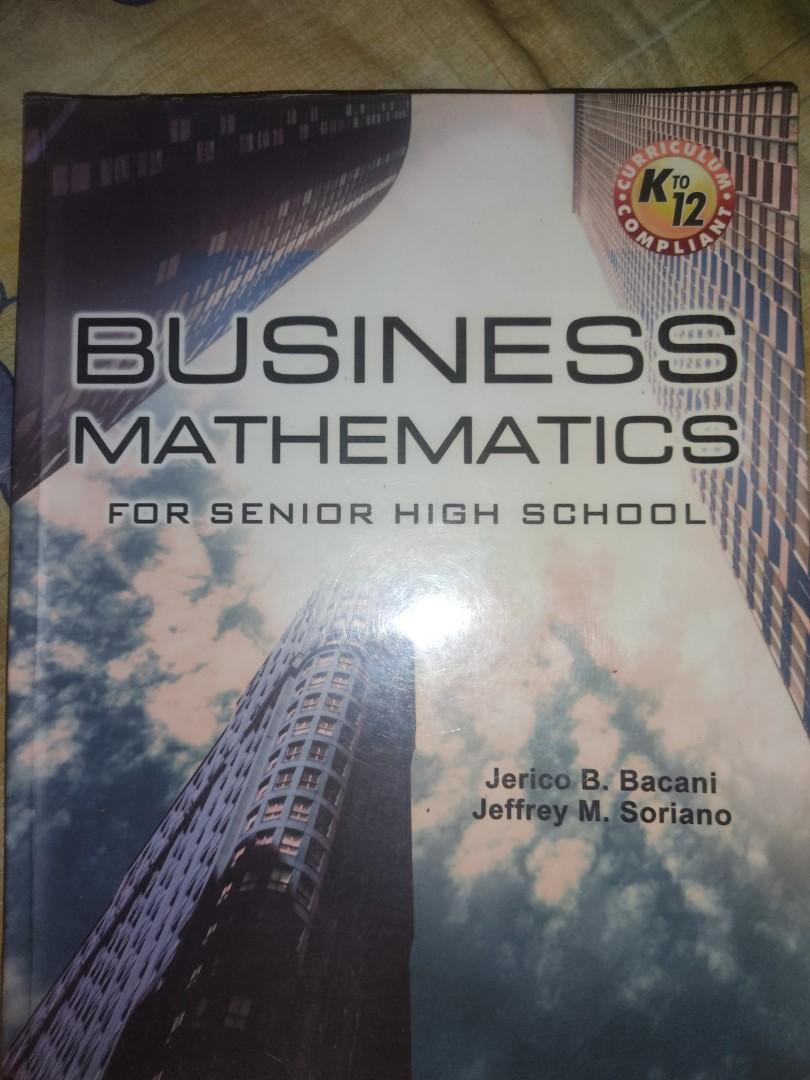 Business Mathematics for Senior High School, Hobbies & Toys, Books ...
