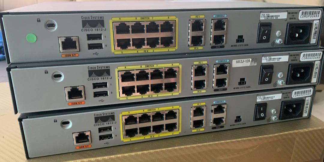 Cisco 1800 series (bundle), Computers & Tech, Parts & Accessories ...