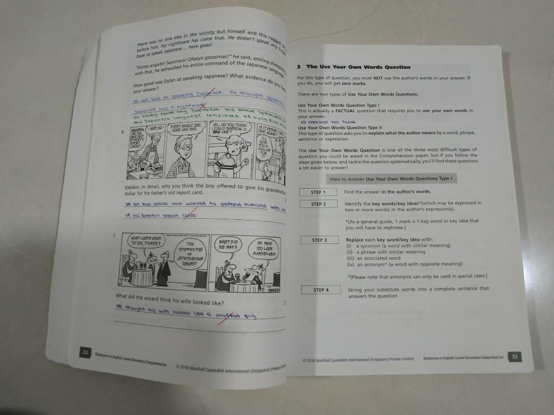 Comprehension Secondary 1 & 2, Hobbies & Toys, Books & Magazines ...