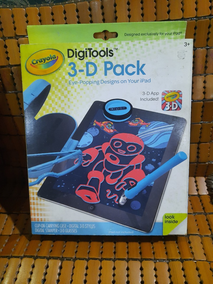 Crayola DigiTools 3-D Pack for iPad, Hobbies & Toys, Stationary & Craft, Craft Supplies & Tools ...