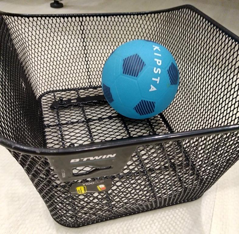 Elops / BTwin 100 BACK PANNIER 13L BIKE BASKET, Used, Sports Equipment ...