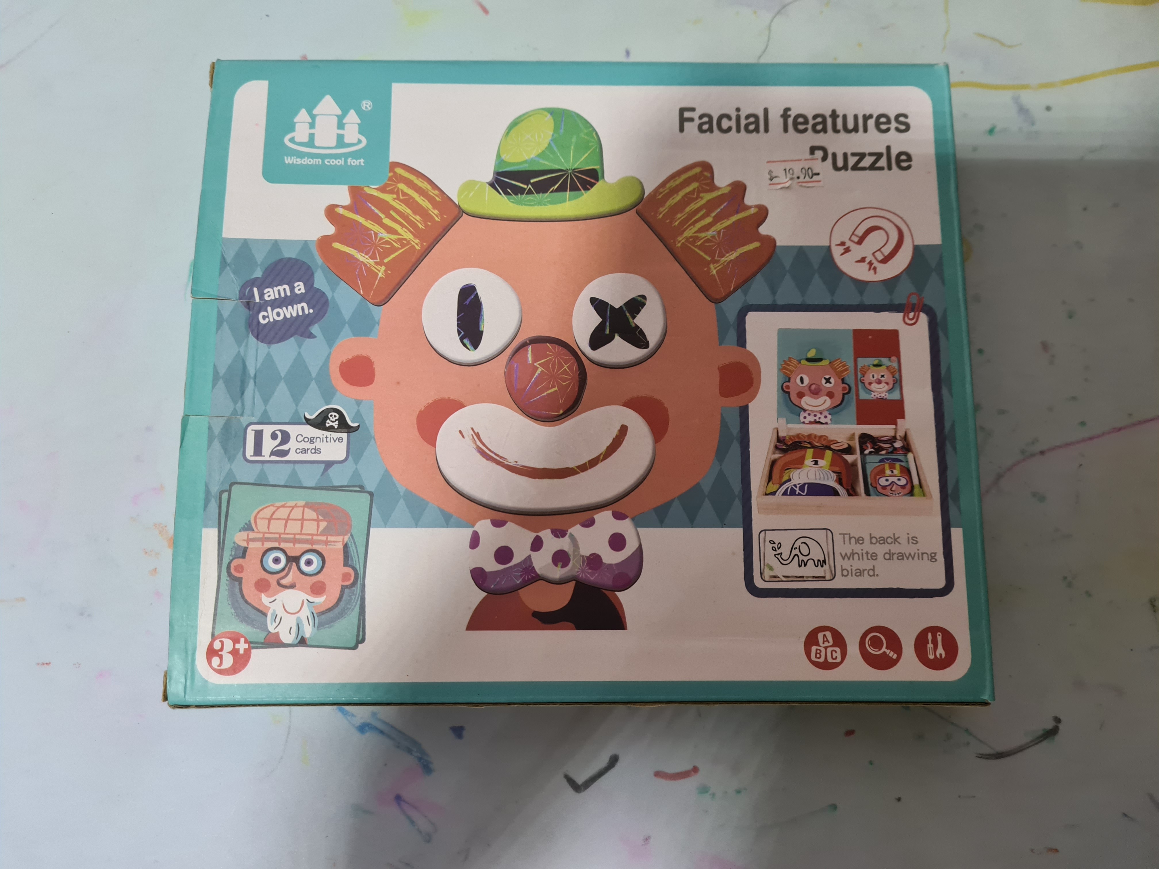 Facial Features Puzzle, Babies & Kids, Infant Playtime on Carousell