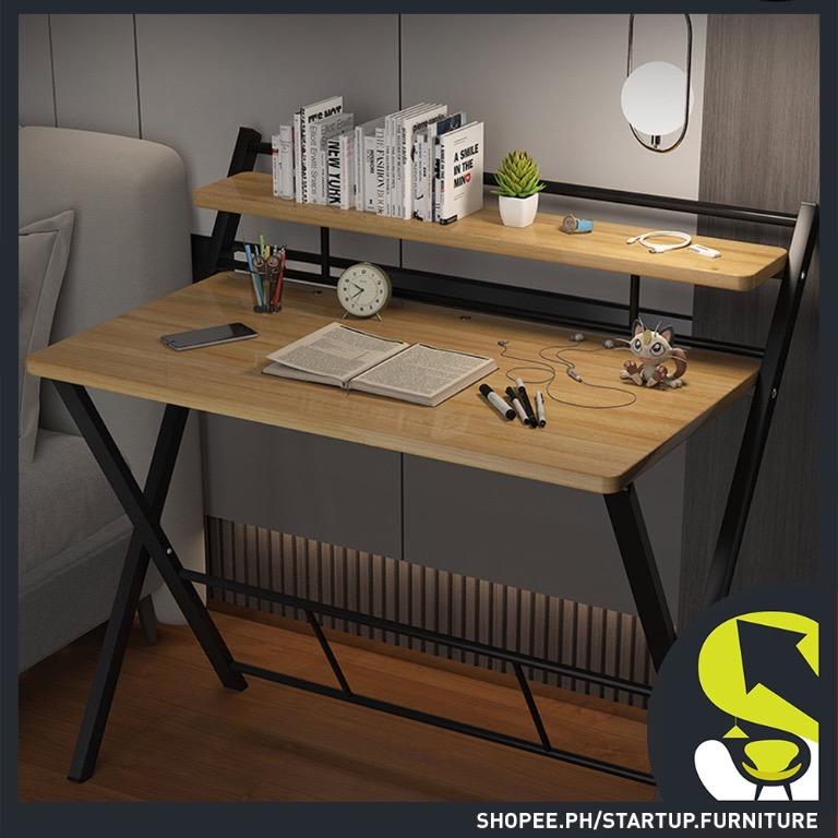 Foldable Study Table convenient modern minimalist design, Furniture ...