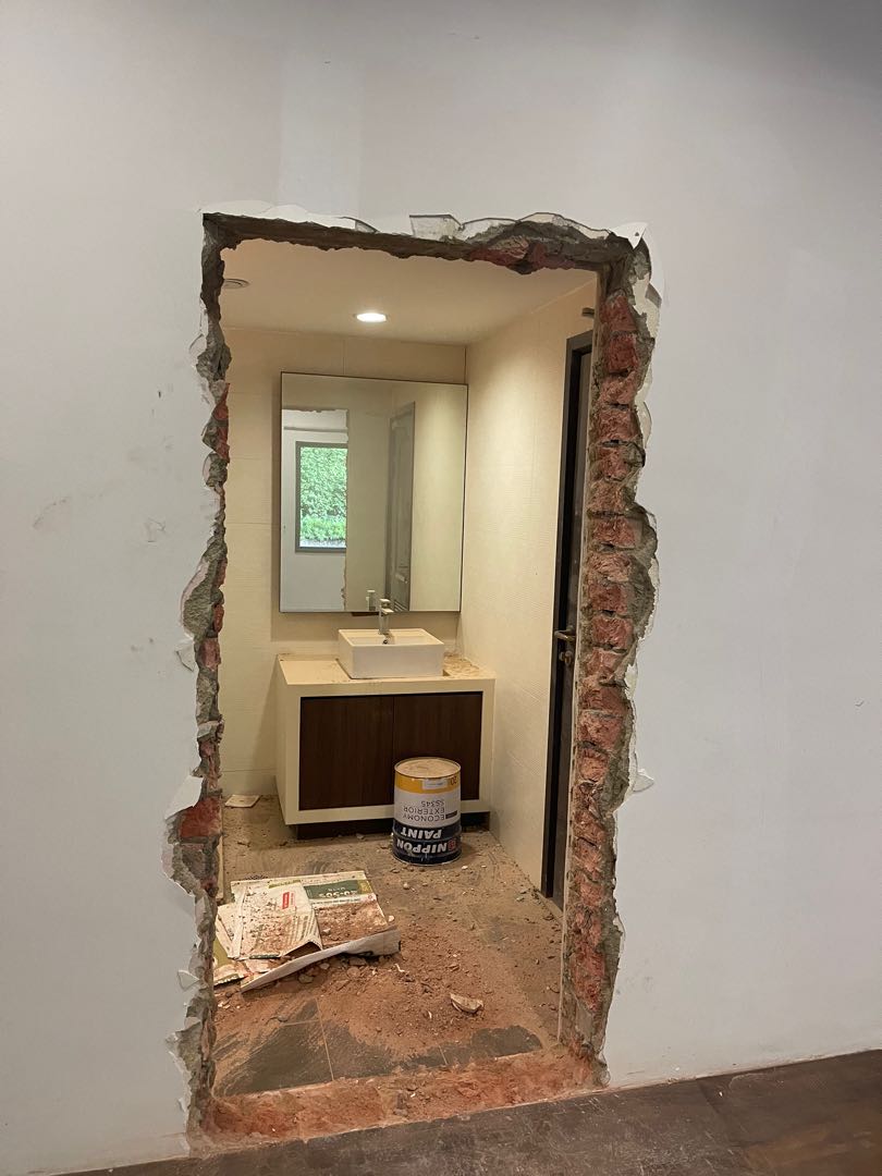 Hacking works for HDB, Commercial and landed, Home Services ...