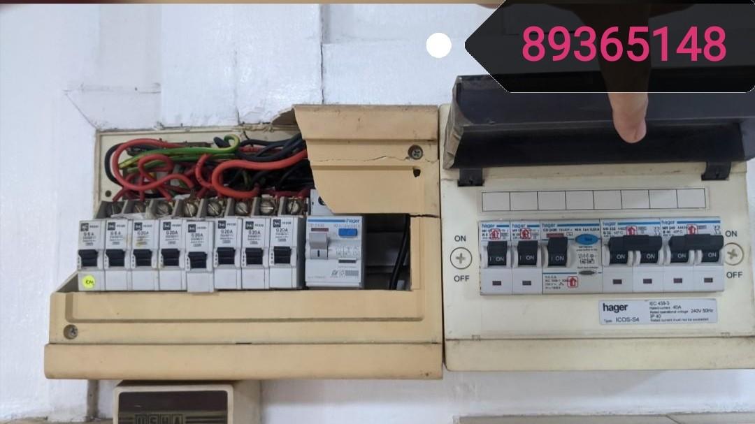 hdb db box circuit breaker replacement, Furniture & Home Living, Home ...
