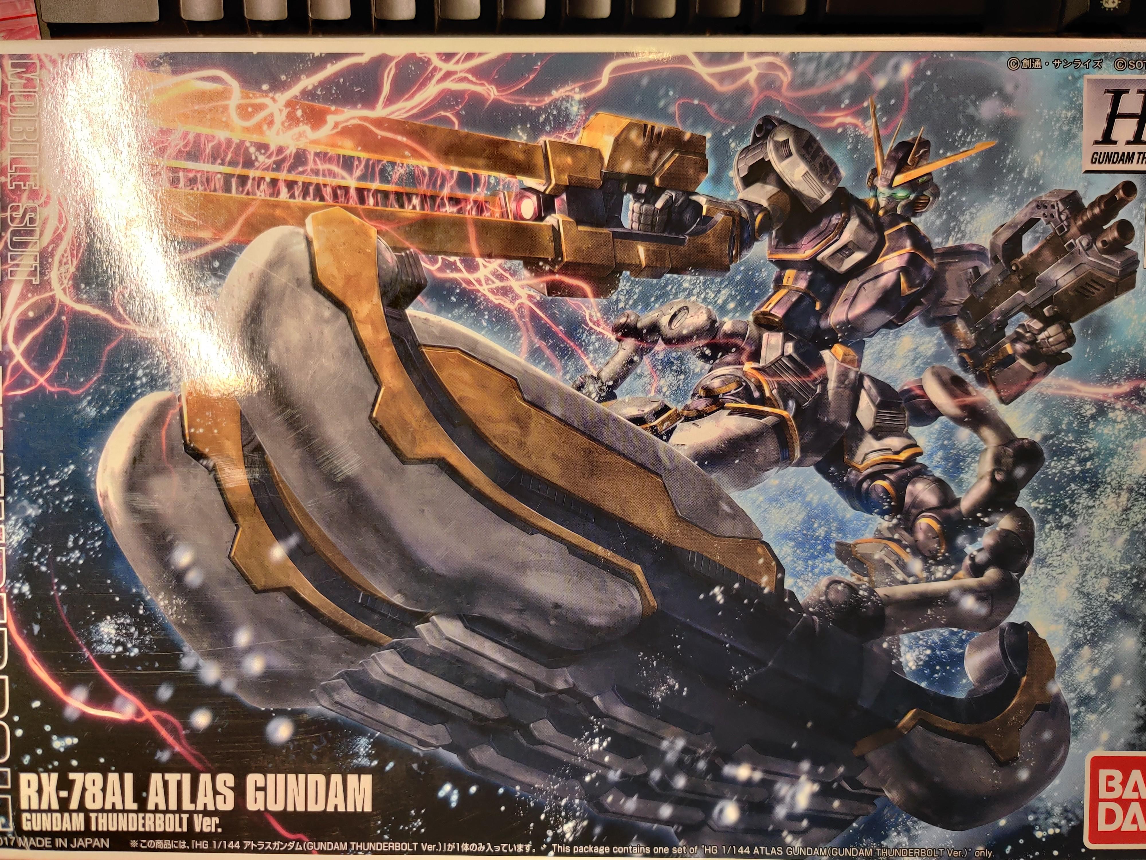 HG Atlas gundam thunderbolt, Hobbies & Toys, Toys & Games on Carousell