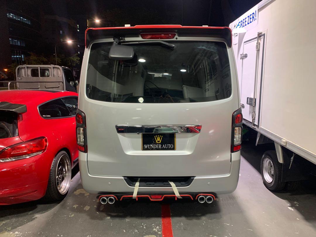 Hiace Nv350 nv200 spoiler & diffuser, Car Accessories, Accessories on ...