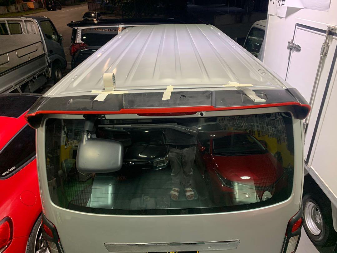 Hiace Nv350 nv200 spoiler & diffuser, Car Accessories, Accessories on ...