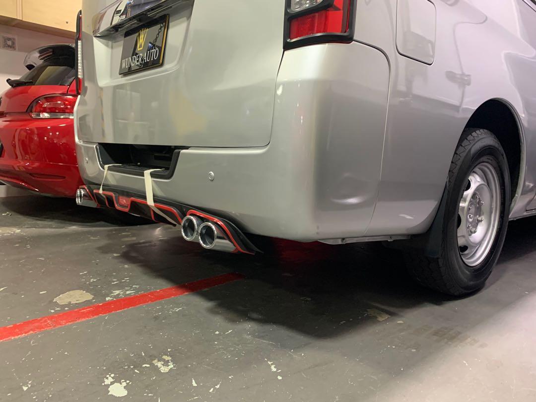 Hiace Nv350 nv200 spoiler & diffuser, Car Accessories, Accessories on ...