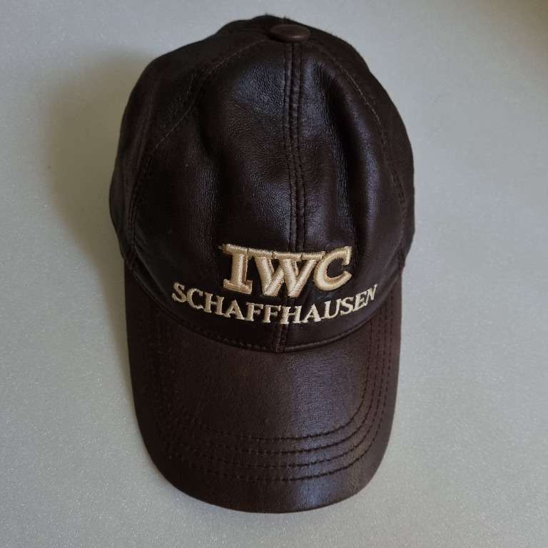 IWC Leather cap, Men's Fashion, Watches & Accessories, Caps & Hats on ...