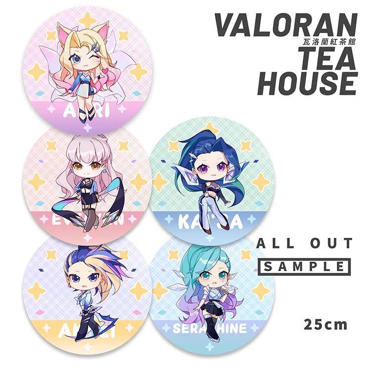 League Of Legends Kda Ahri Akali Evelyn Kaisa Seraphine Mousepads