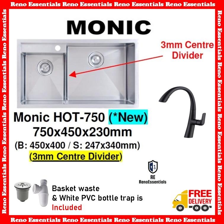 Kitchen sink Monic // Kitchen mixer tap Frascio, Furniture & Home ...