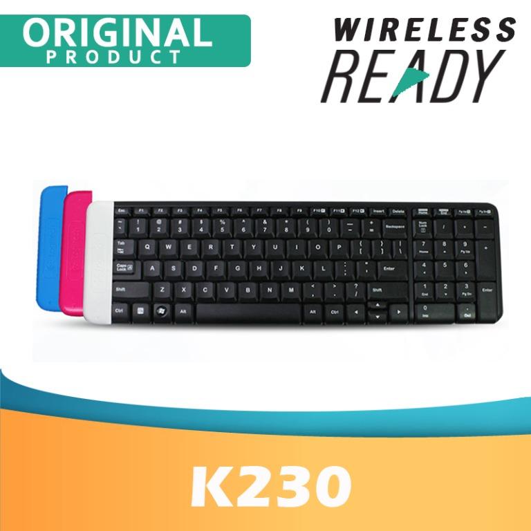 Logitech K230 Wireless Keyboard Full Standard Keyboard Borderless ...