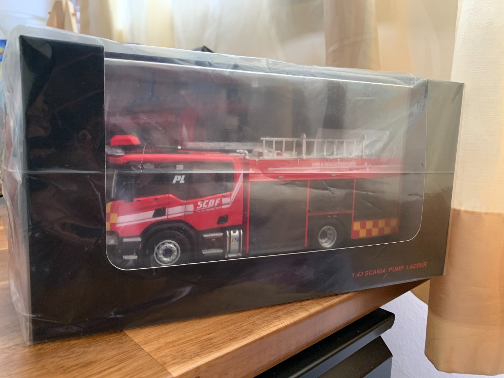 Masterpiece Collectibles - 1/43 Pump Ladder SCDF (Latest Gen), Hobbies ...