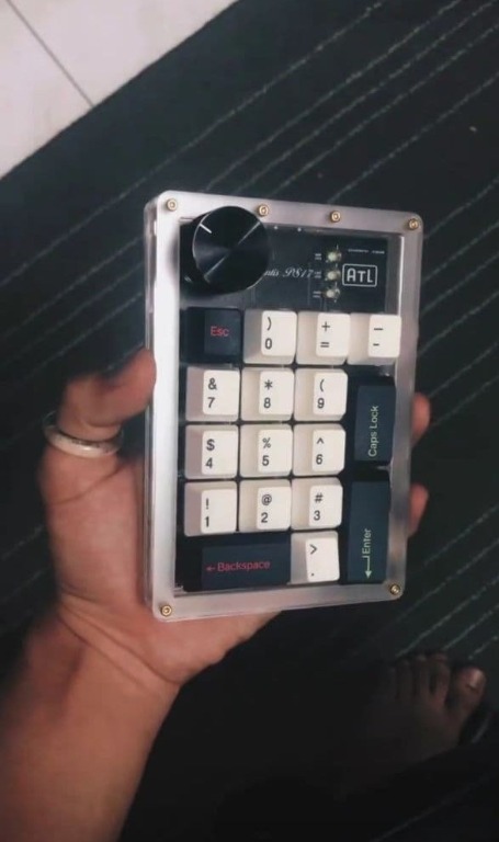 Mechanical Keyboard Numpad With Rotary Knob, Computers & Tech, Parts ...