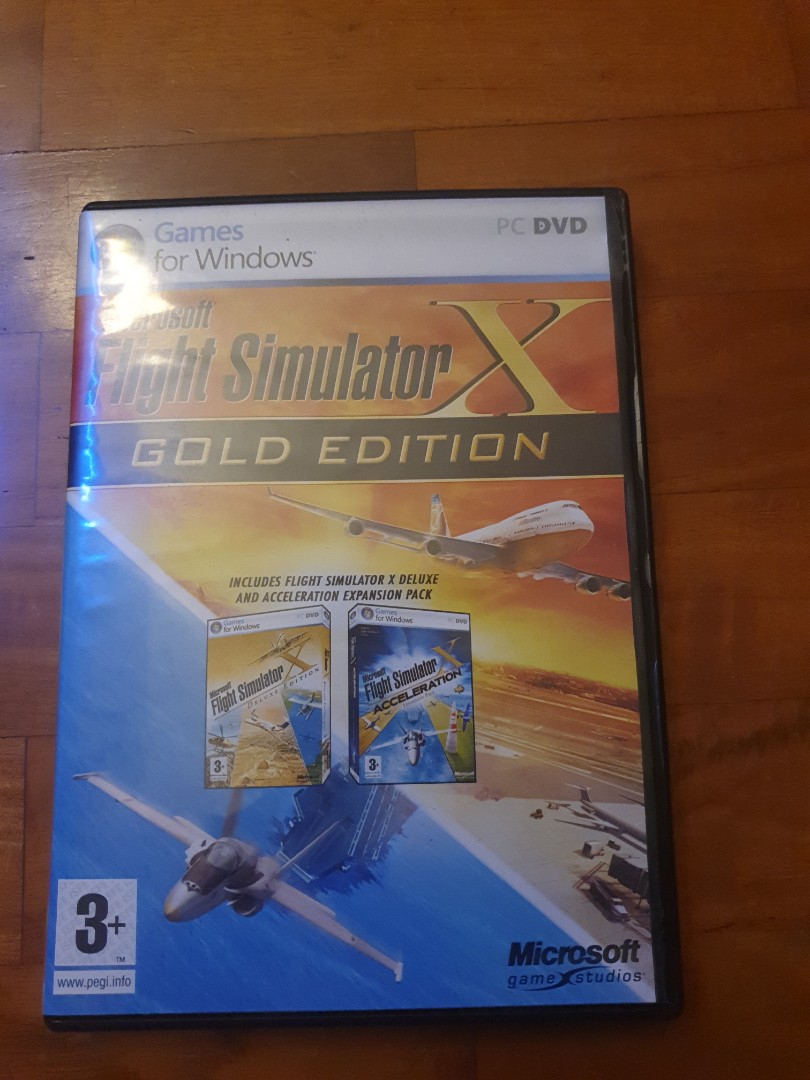 Microsoft Flight Simulator X Gold edition, Video Gaming, Video Games ...