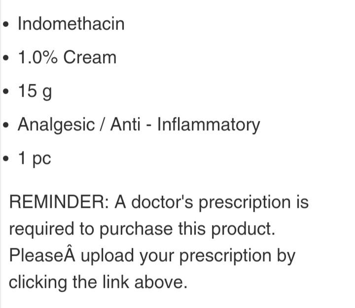 Muscle Pain Cream Vi-gel Indomethacin, Health & Nutrition, Medical ...