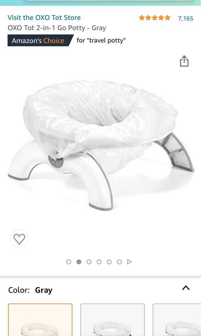 Oxo training potty (portable), Babies & Kids, Baby Nursery & Kids ...