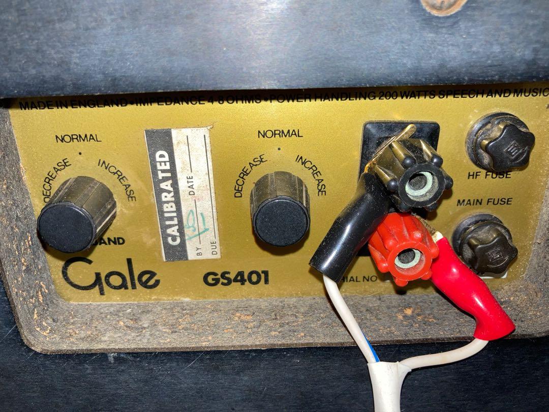 Rare Gale GS401A speakers, Audio, Soundbars, Speakers & Amplifiers on ...