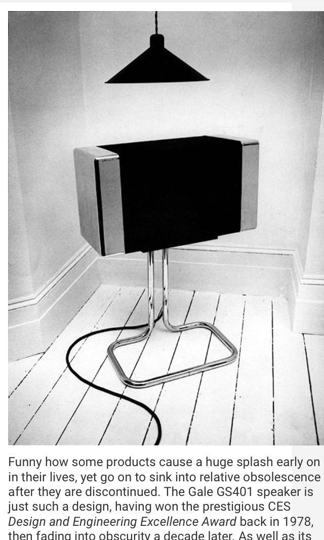 Rare Gale GS401A speakers, Audio, Soundbars, Speakers & Amplifiers on ...