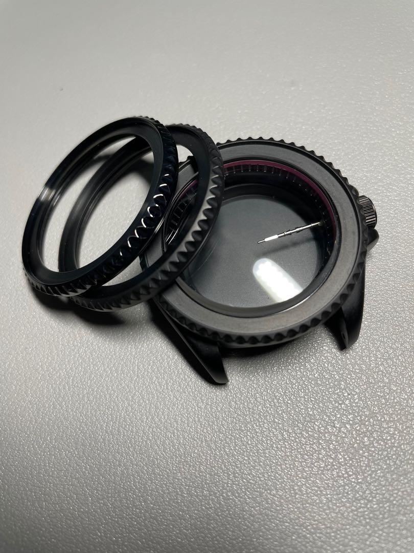 Seiko mod black submariner bezel, Men's Fashion, Watches & Accessories ...