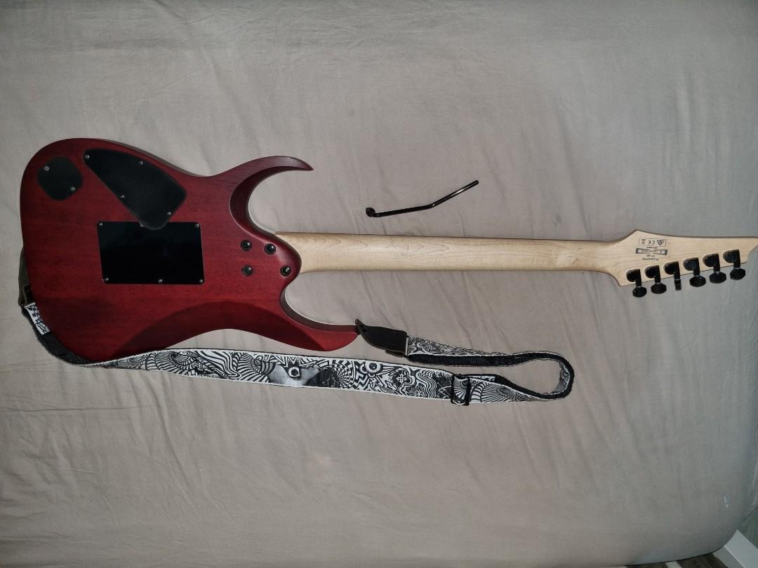 MODIFIED IBANEZ RGA42FM WITH ORGINAL FLOYD ROSE, Hobbies & Toys, Music ...