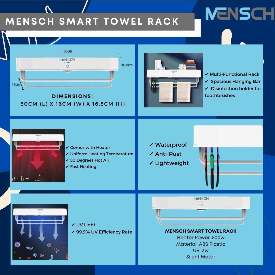 Smart Towel Dryer and Disinfecting Rack, Furniture & Home Living, Home ...